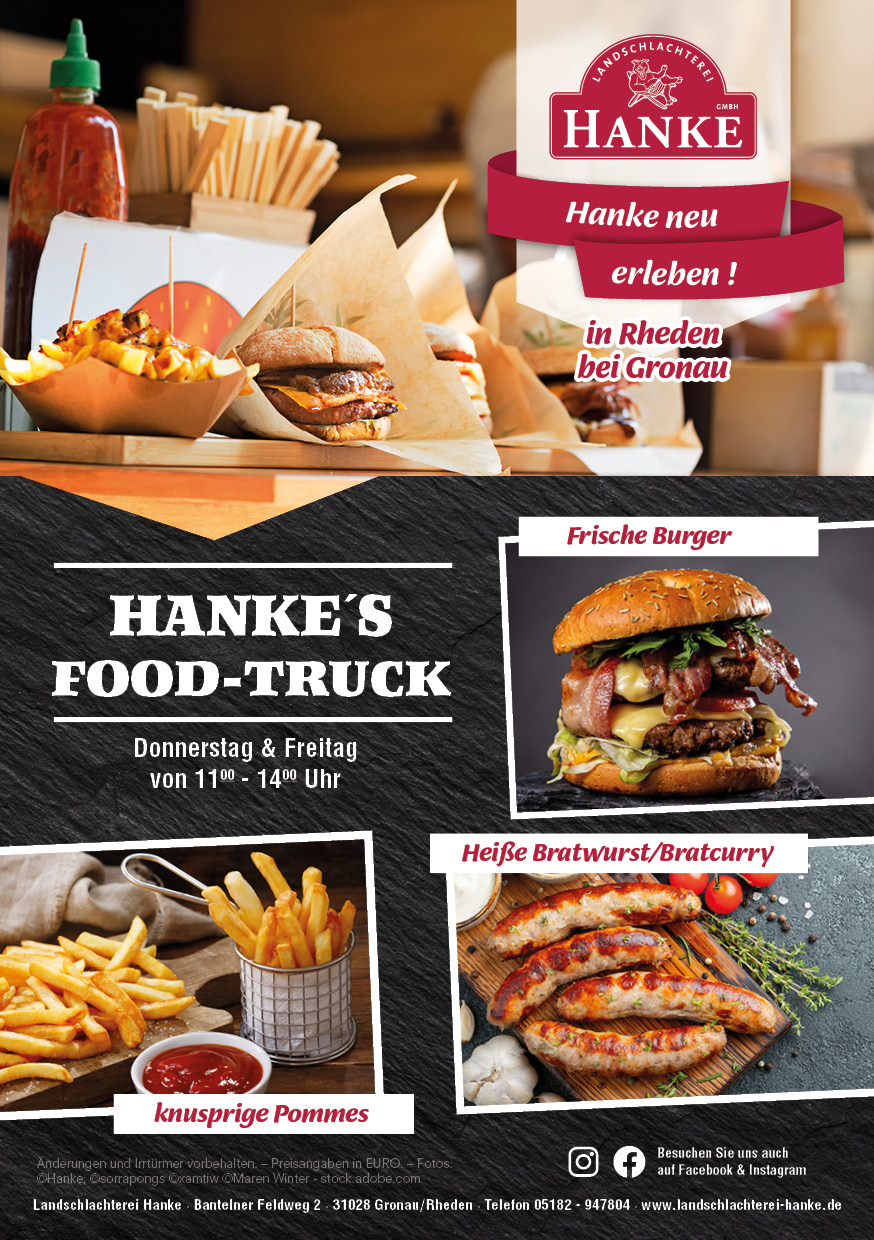 Mittagsmenü - Landschlachterei Hanke